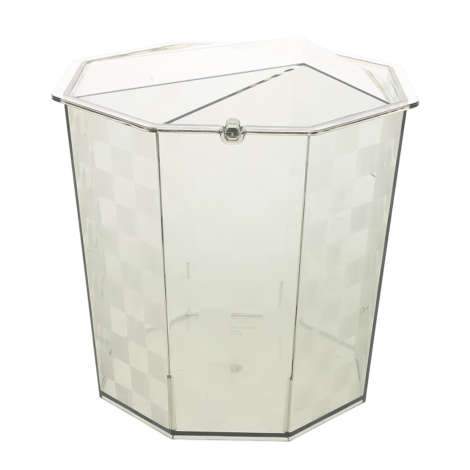 Swing Lid Mini Trash Can Office Trash Can Kitchen Waste Basket Lidded ...