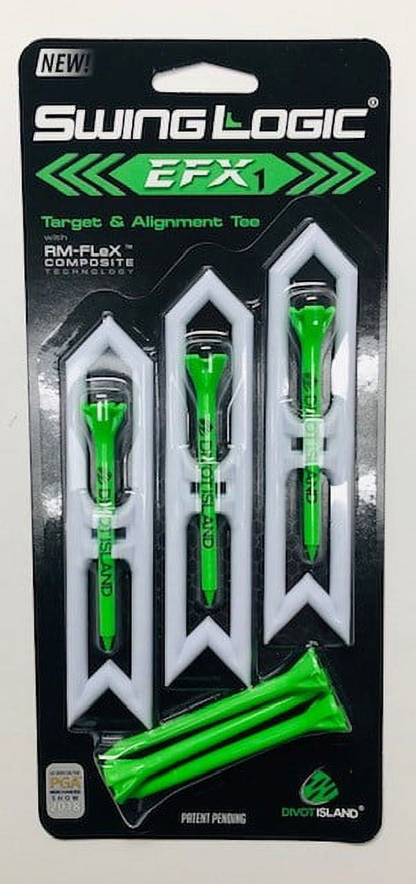 Swing Logic Efx-1 Golf Target Training Aid Alignment Tee Tool 3pk ...