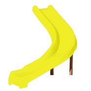 PlayStar Kids Outdoor Playset: Yellow Scoop Playground Slide - Walmart.com