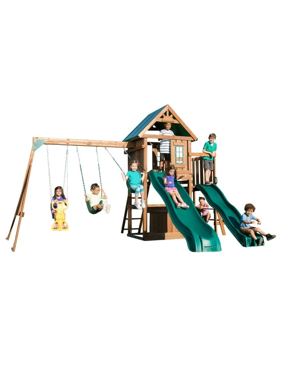 Wooden Swing Sets in Swing Sets - Walmart.com
