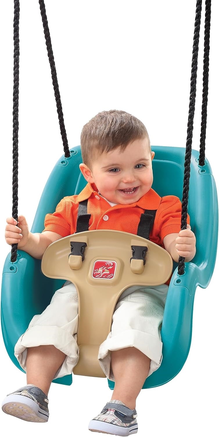 Swing, Outdoor Swing, Backyard Bucket Style Swing Seat, Secure Harness ...