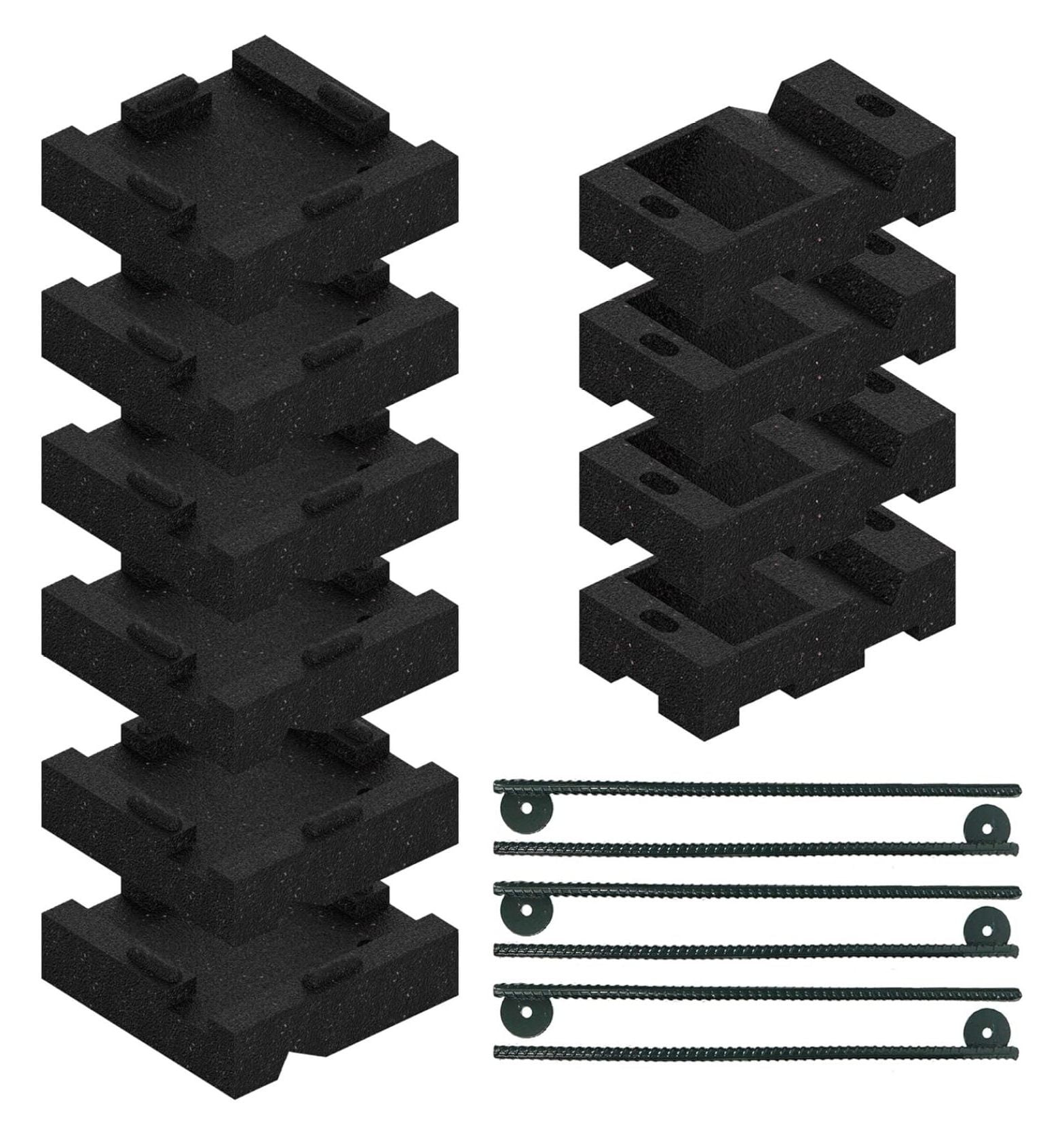 Swing Set Anchor Leveling Kit :: Includes 6 Large Molded Rubber Blocks ...