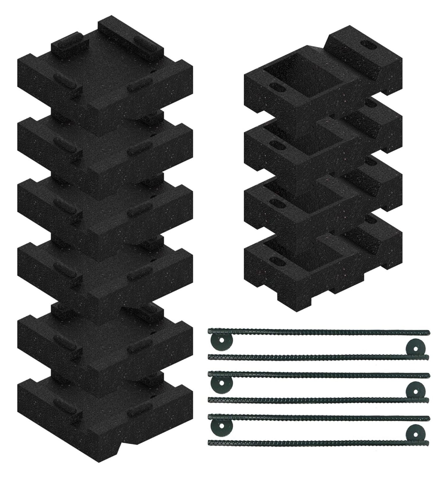 Swing Set Anchor Leveling Kit :: Includes 6 Large Molded Rubber Blocks ...