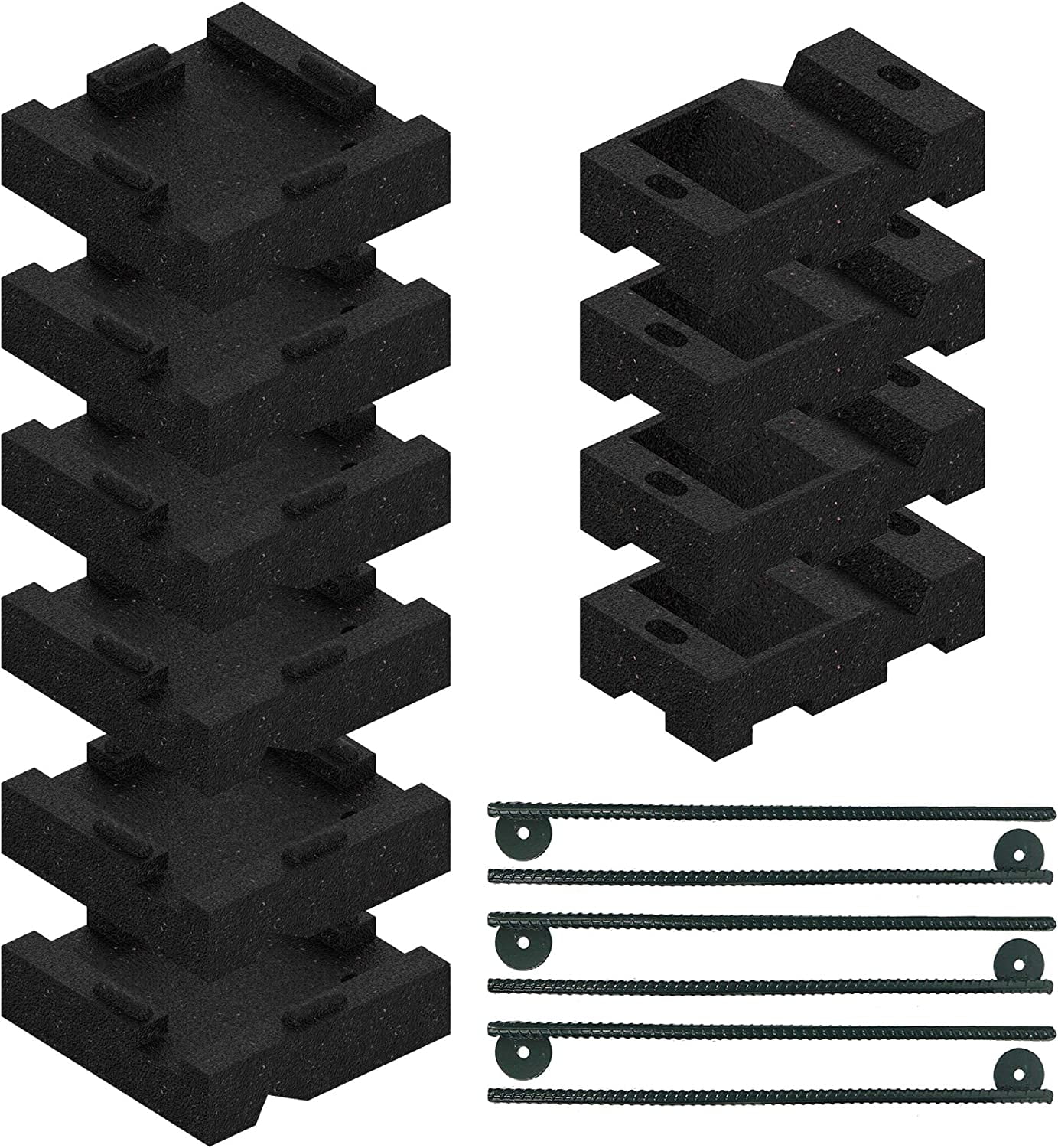 Swing Set Anchor Leveling Kit :: Includes 6 Large Molded Rubber Blocks ...