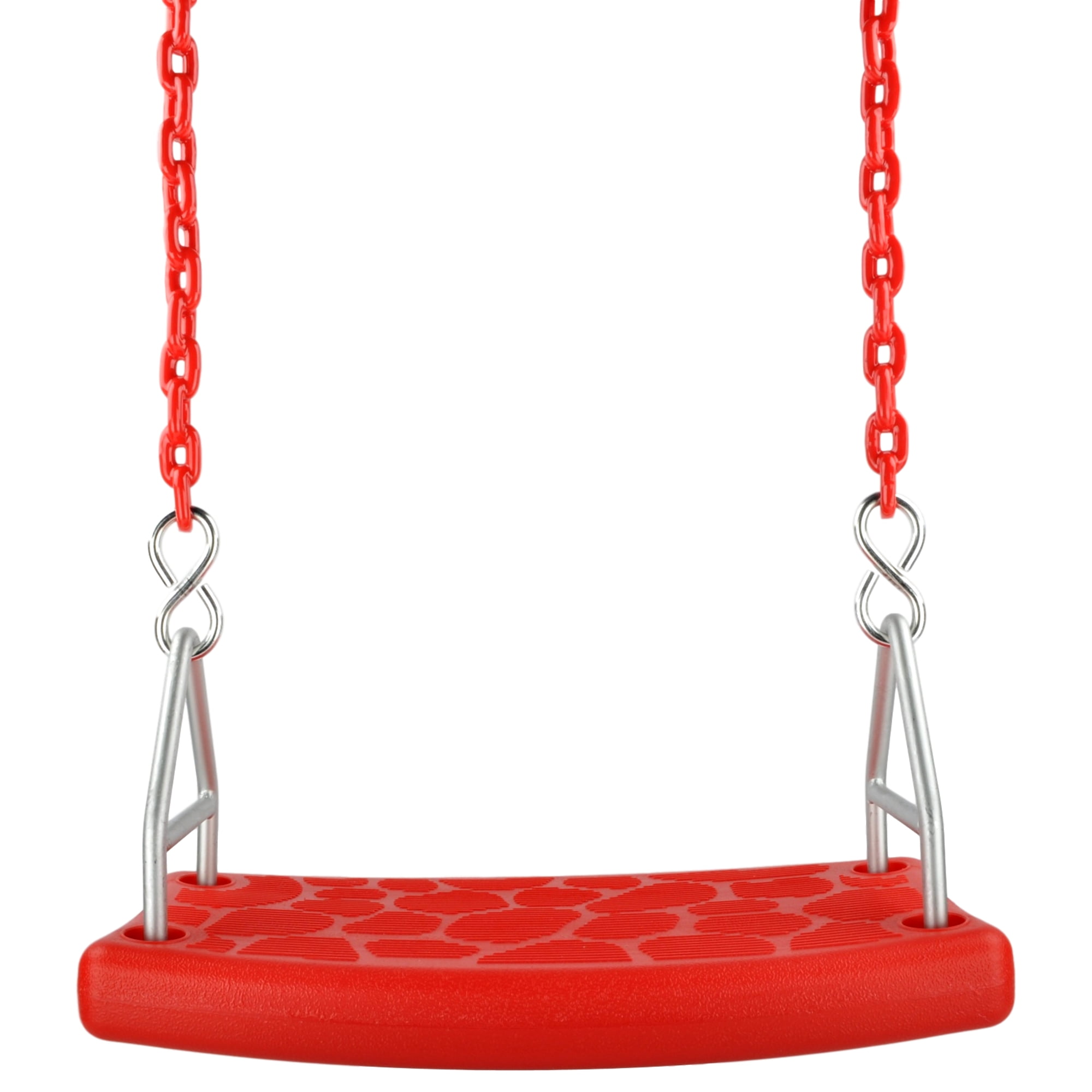 Swing Set Stuff Flat Seat with 8.5ft Coated Chain Red - Walmart.com