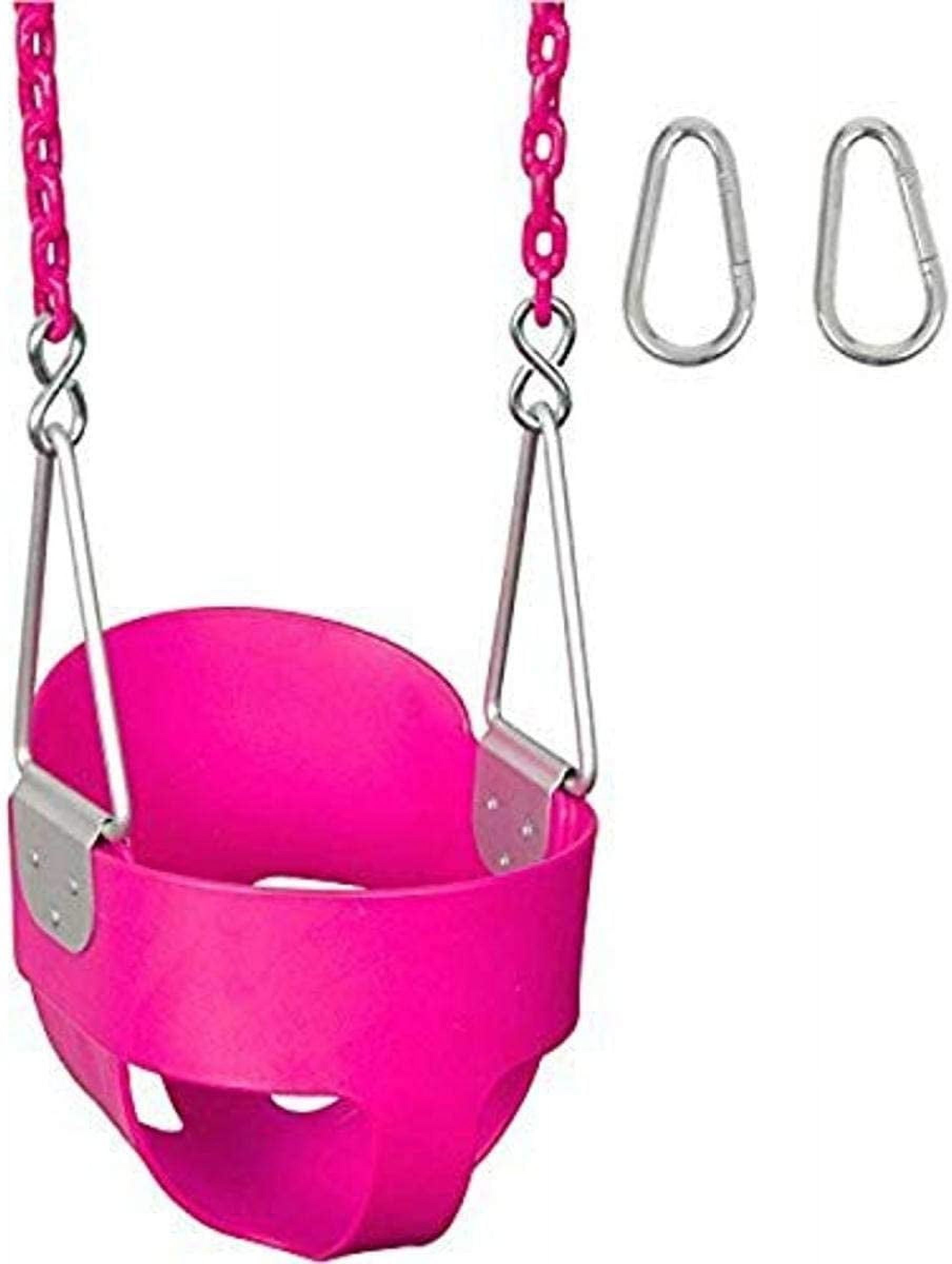 Swing Set Stuff Highback Full Bucket with 5.5' Coated Chain & SSS Logo ...