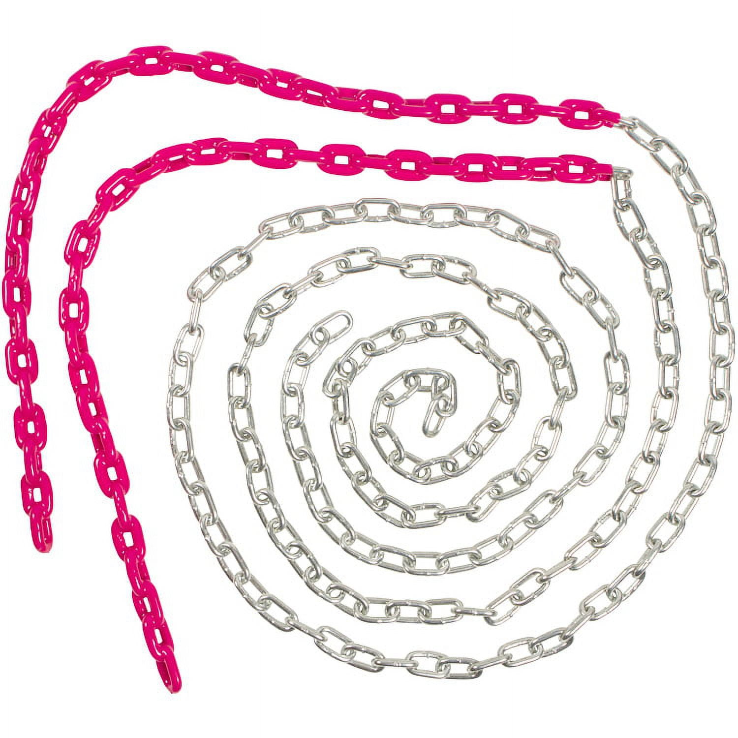 Swing Set Stuff Inc. 8.5 Ft. Coated Trapeze Chain Pair (Pink) - Walmart.com