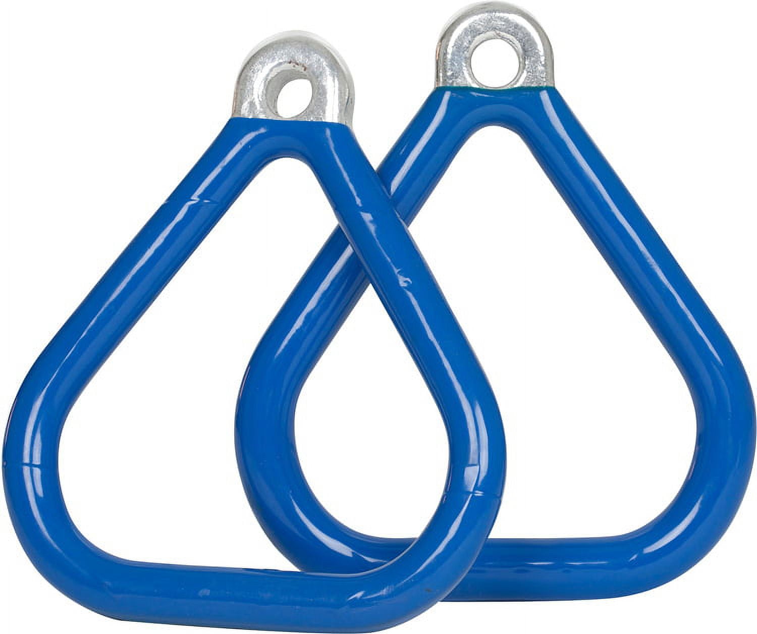 Swing Set Stuff Inc. Commercial Coated Triangle Trapeze Rings (Blue ...