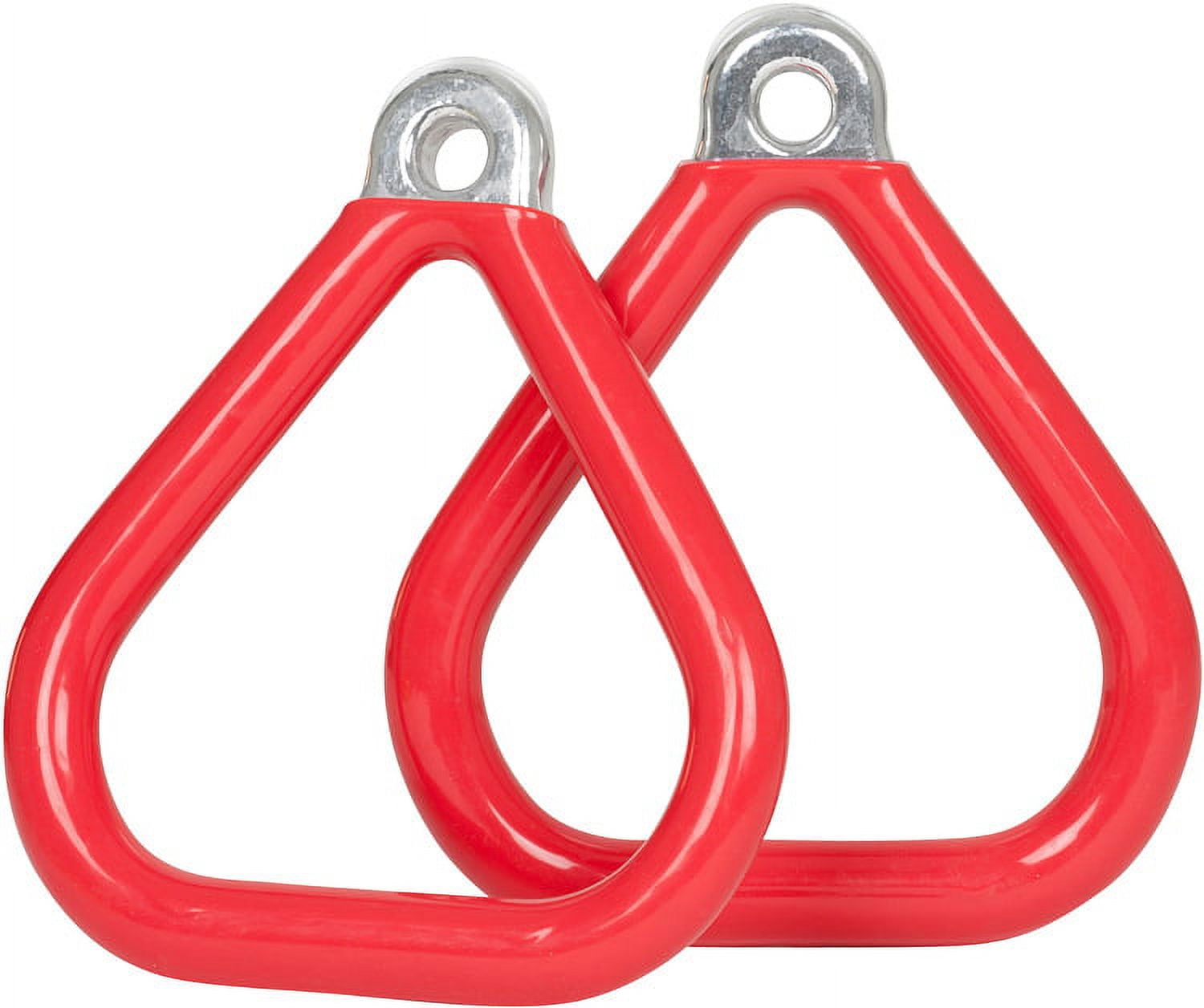 Swing Set Stuff Inc. Commercial Coated Triangle Trapeze Rings (Red ...
