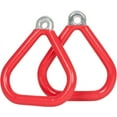 Swing Set Stuff Inc. Commercial Coated Triangle Trapeze Rings (Red ...
