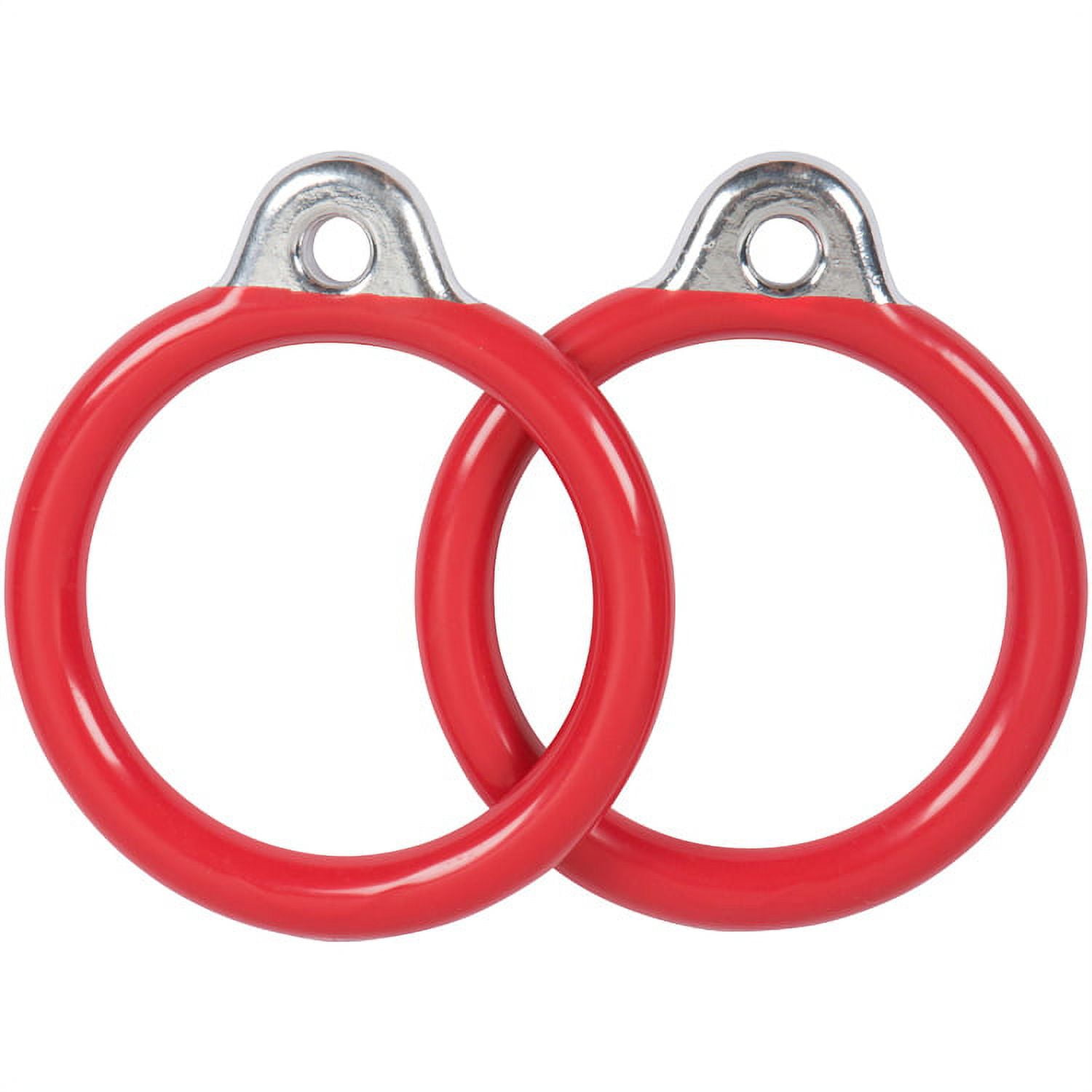 Swing Set Stuff Inc. Commercial Round Trapeze Rings (Red) - Walmart.com