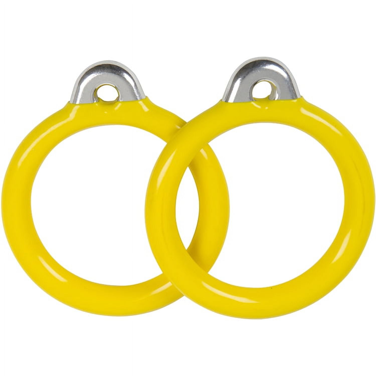 Swing Set Stuff Inc. Commercial Round Trapeze Rings (Yellow) - Walmart.com