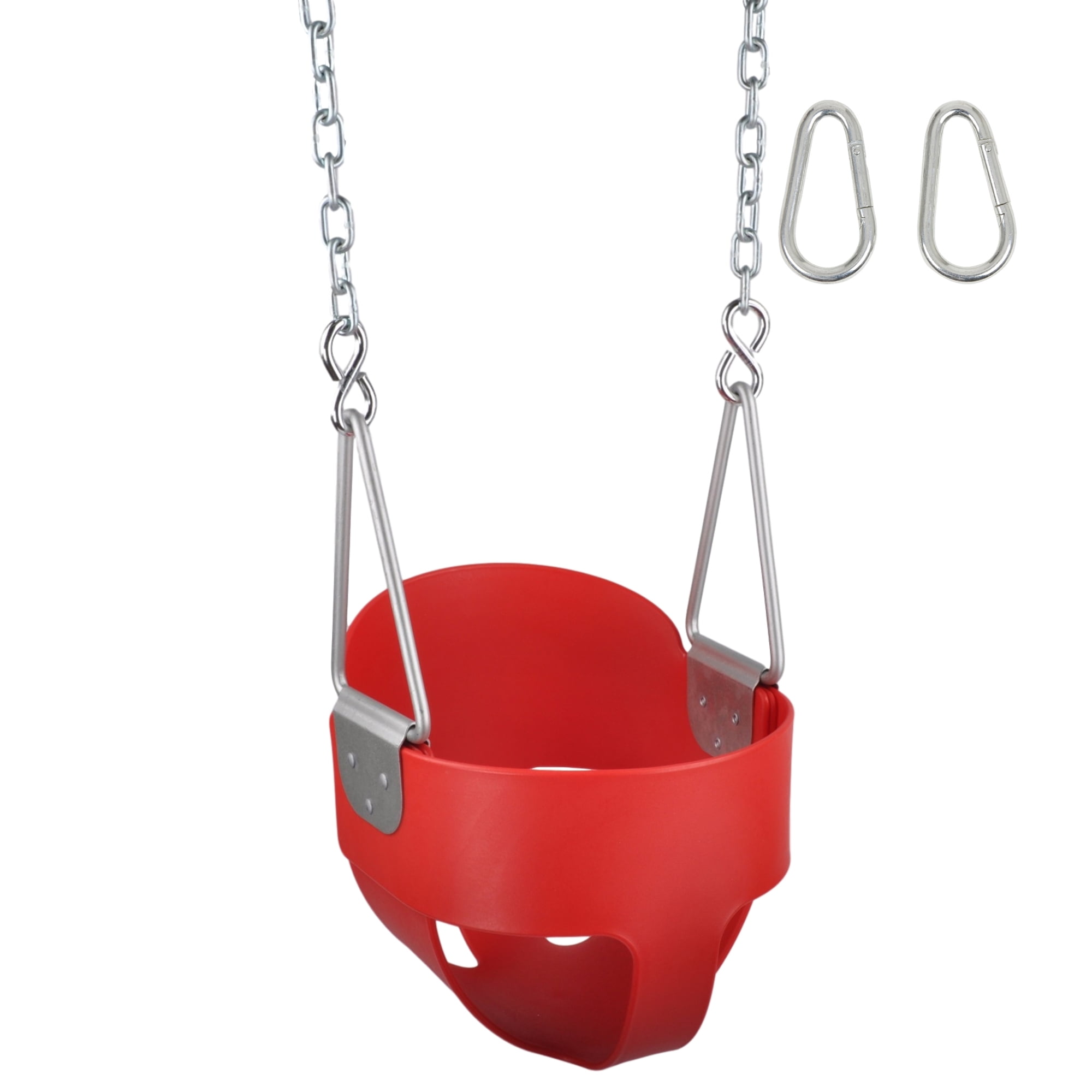 Swing Set Stuff Inc. Highback Full Bucket with 5.5 Ft. Uncoated Chains ...