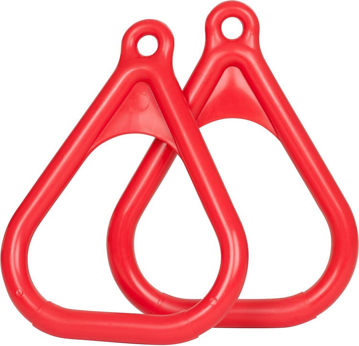 Swing Set Stuff Inc. Plastic Trapeze Ring Pair (Red) - Walmart.com
