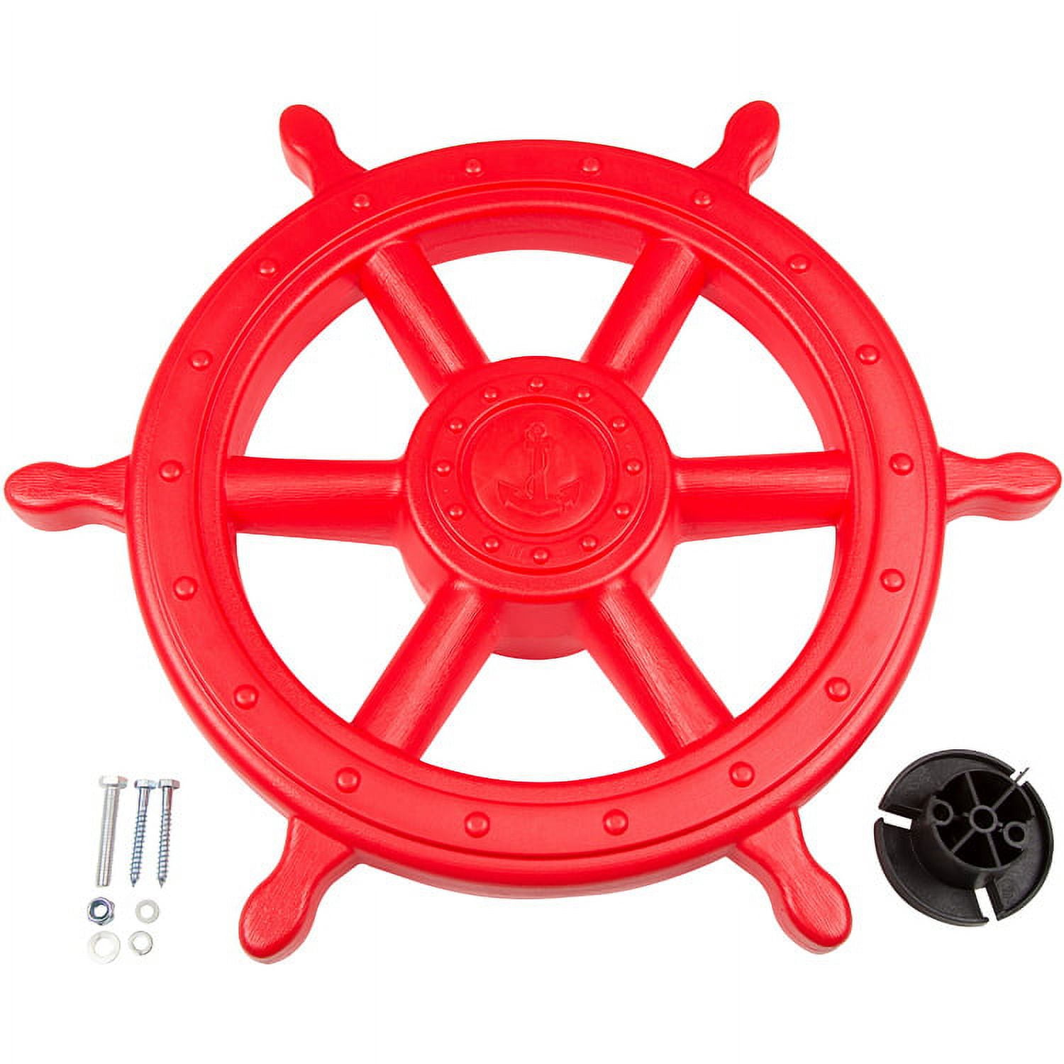 Swing Set Stuff Inc. Ships Wheel (Red) - Walmart.com