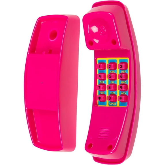 Swing Set Stuff Inc. Kid's Toy Phone, Pink - Realistic Play Look for ...