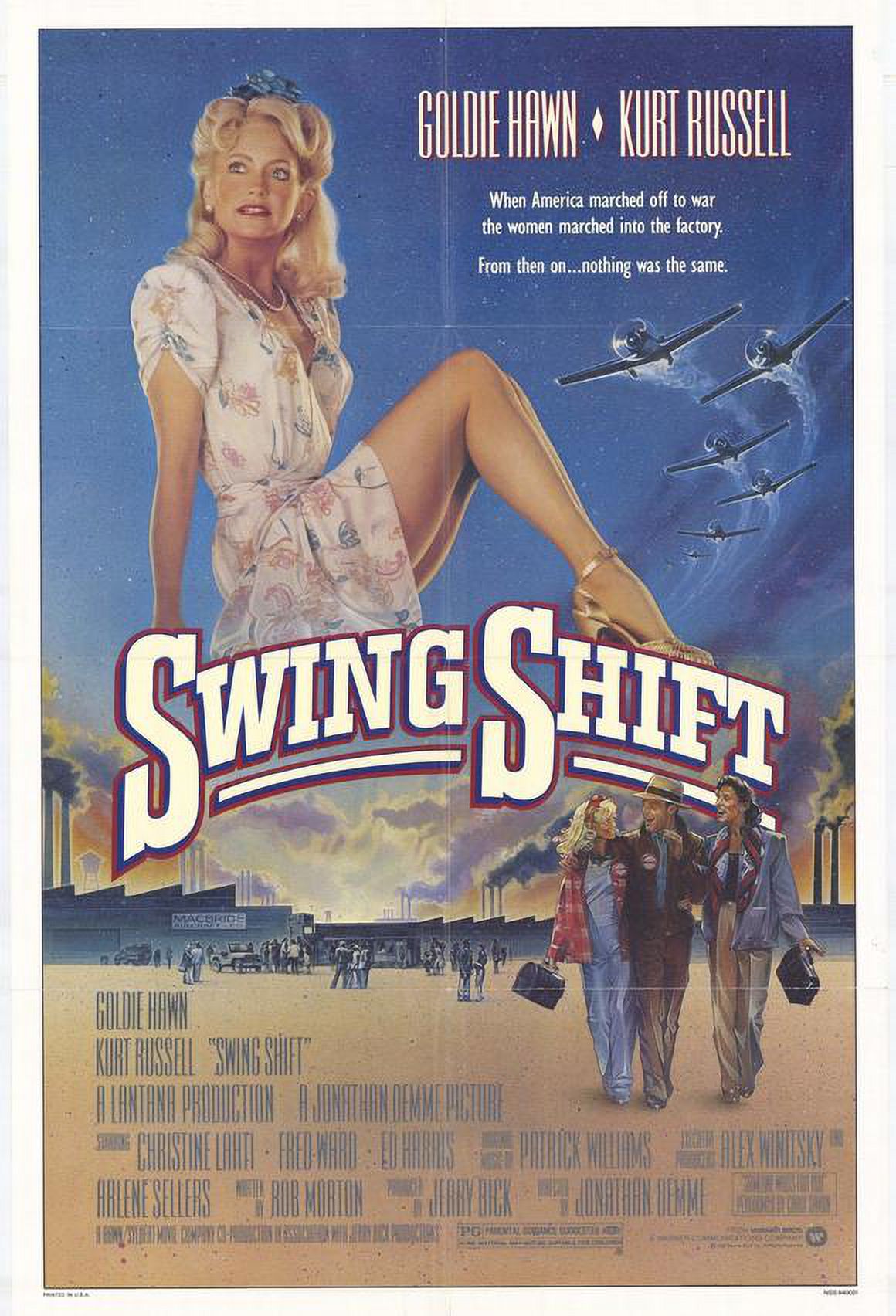 Swing Shift POSTER (27x40) (1984) - Walmart.com