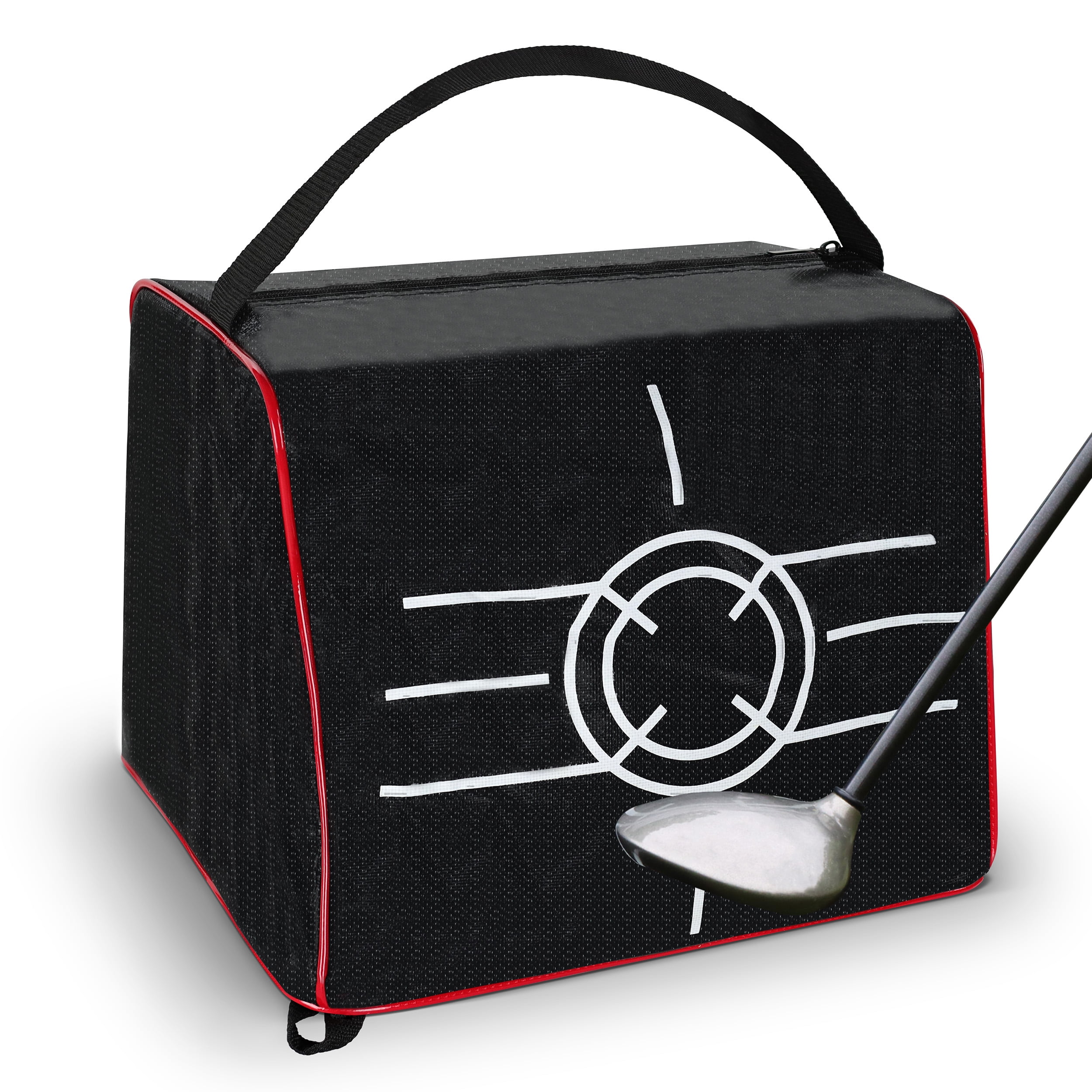 Swing Sports Contact Bag Golf - 15 x 10in Golf Crash Bag with Bullseye ...