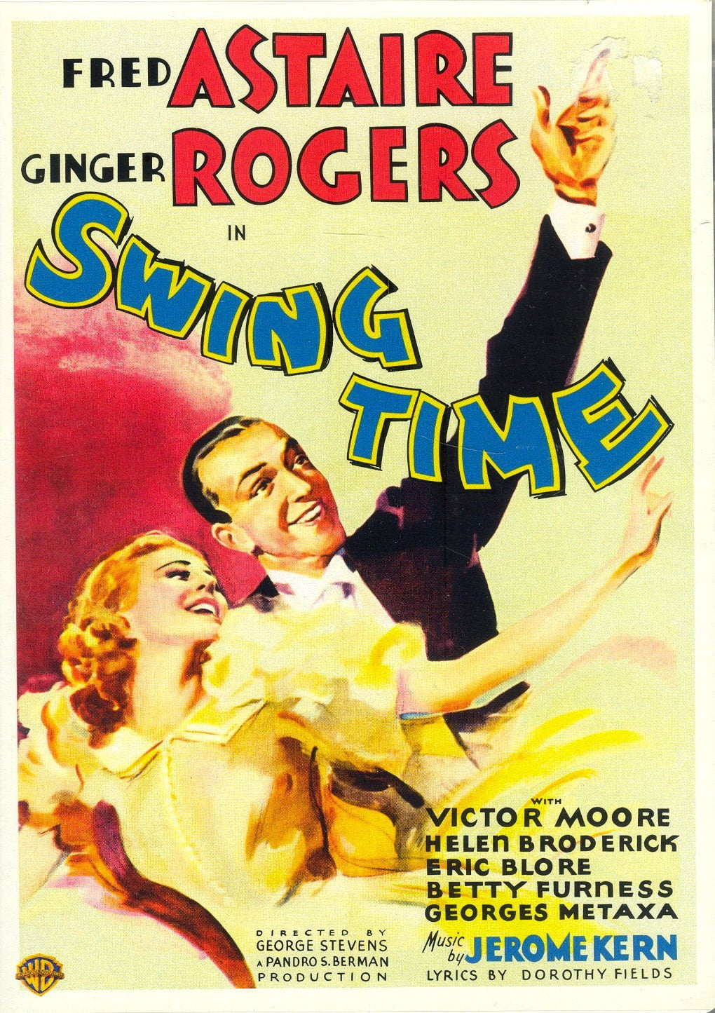Swing Time Starring Fred Astaire & Ginger Rogers 1936 DVD NEW - Walmart.com