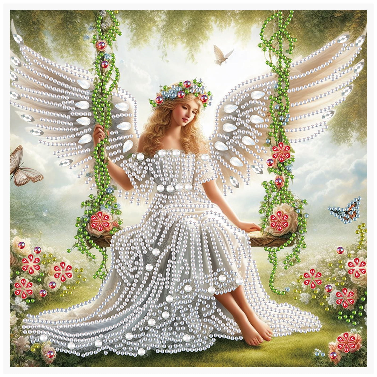 Swing Wing Angel Diamond Art Painting Kit - Walmart.com