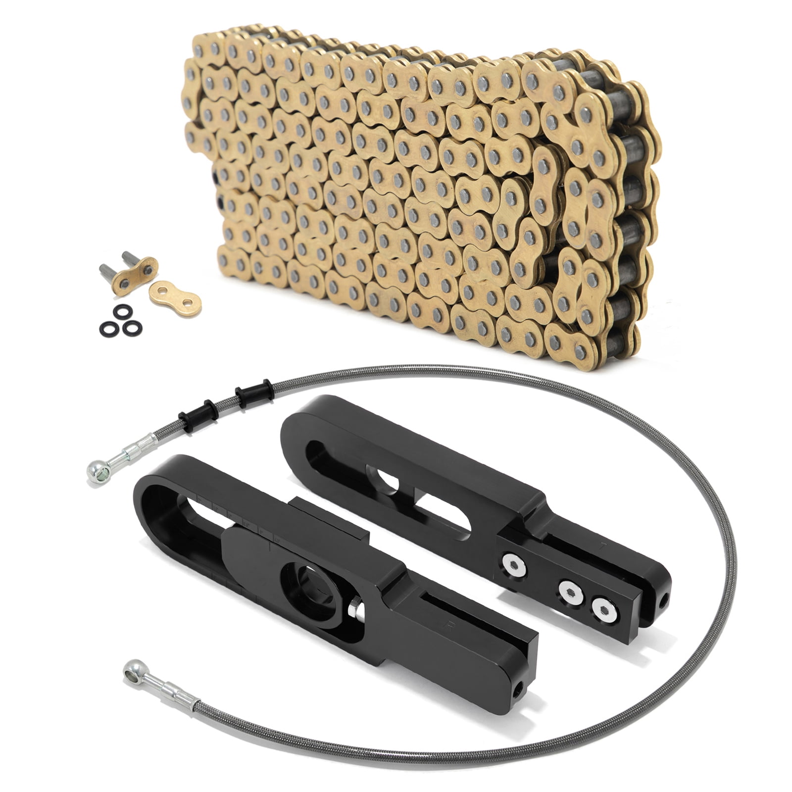 Swingarm Extensions Chain Brake Line set for Yamaha YZF R1 YZF-R1 1998 ...