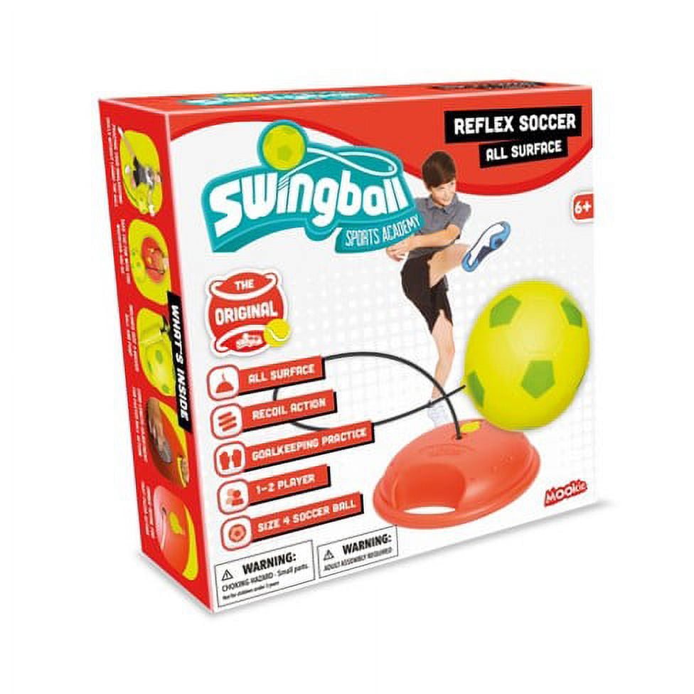 Swingball Reflex All Surface Adjustable Soccer Set with Size 5 Soccer ...