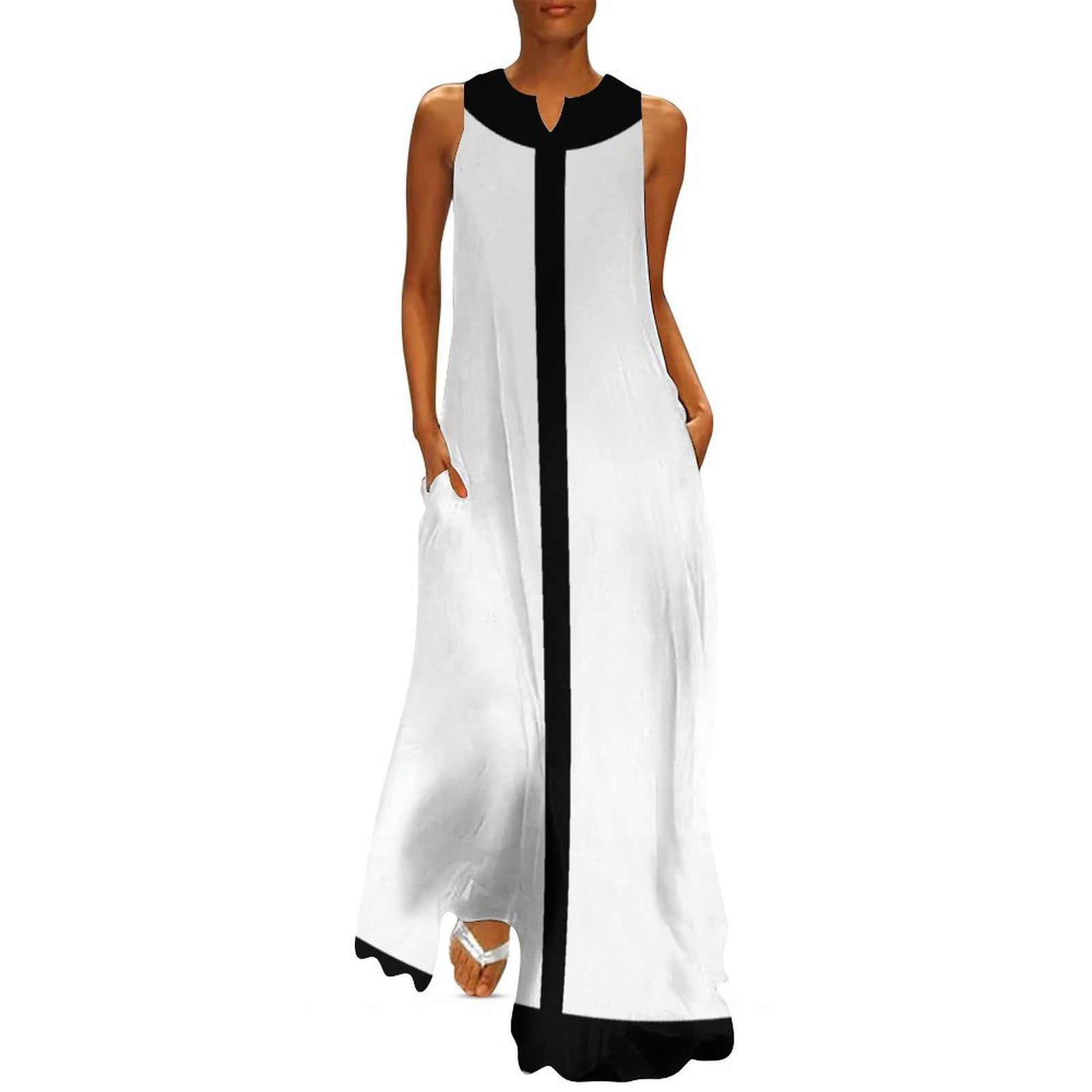 Swinging 60s Mod Long Dress summer dresses womens 2024 Evening gown ...