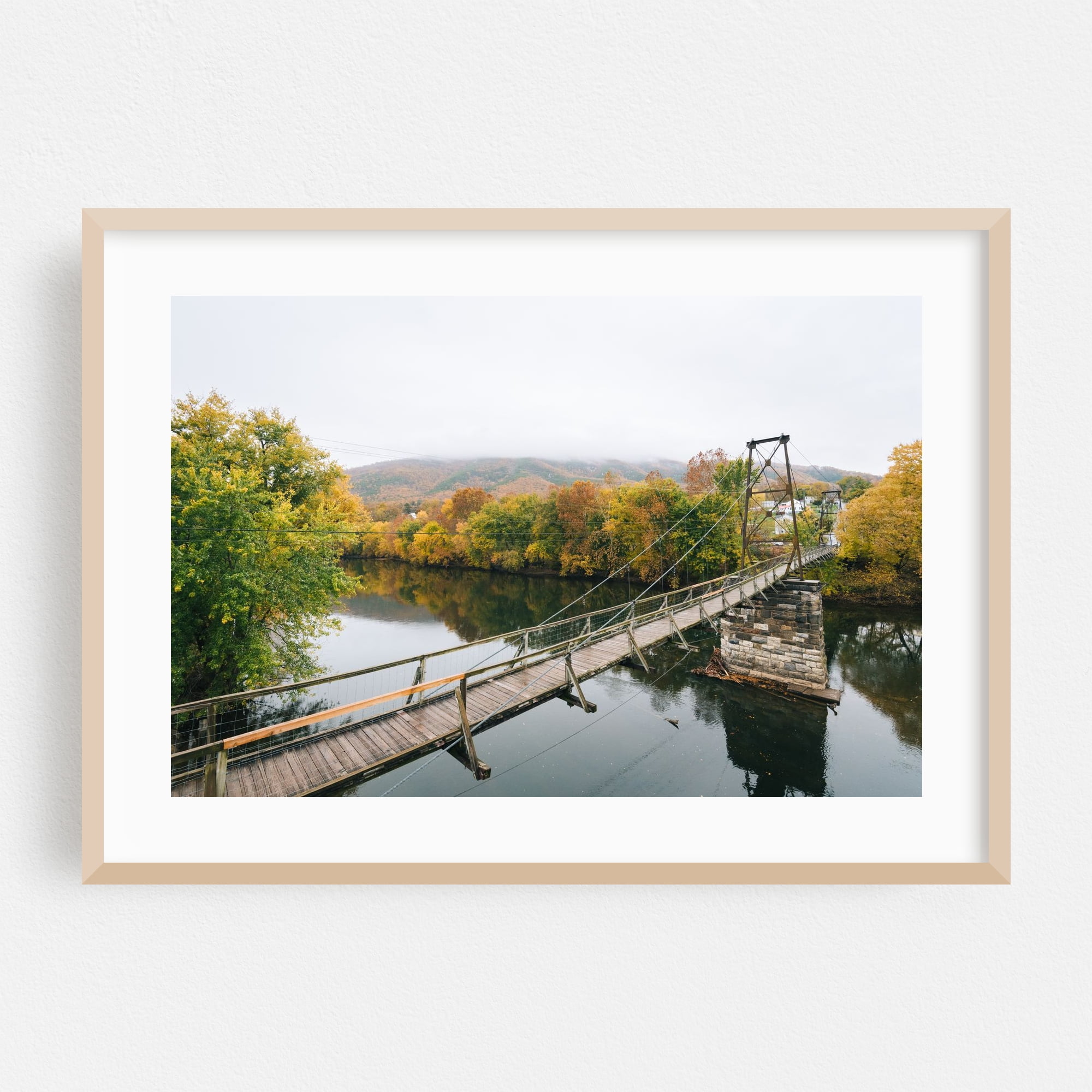 Swinging Bridge, The James River No. 2 - Roanoke Virginia Photography ...