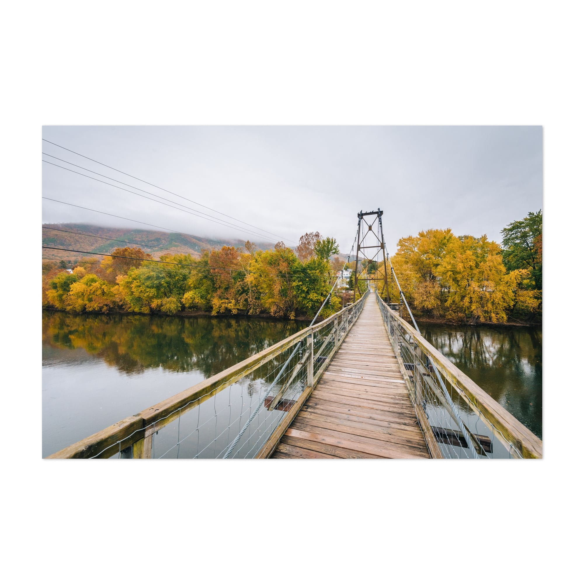 Swinging Bridge, The James River - Roanoke Virginia Photography Bridge ...