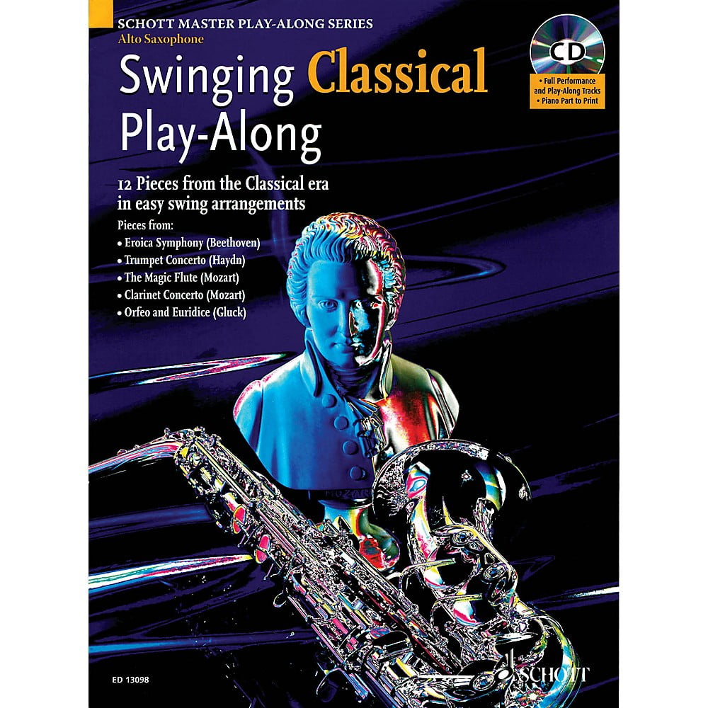 Swinging Classical Play-Along for Alto Saxophone - Walmart.com