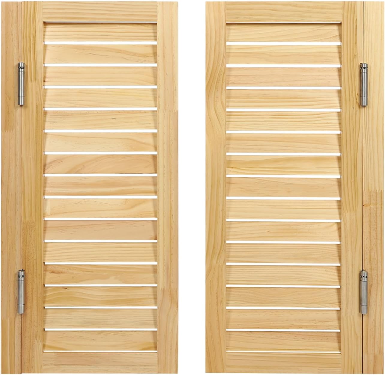 Swinging Door Cafe Doors, 33.5" Wx35.4 H Wooden Half Saloon Door with 4 ...
