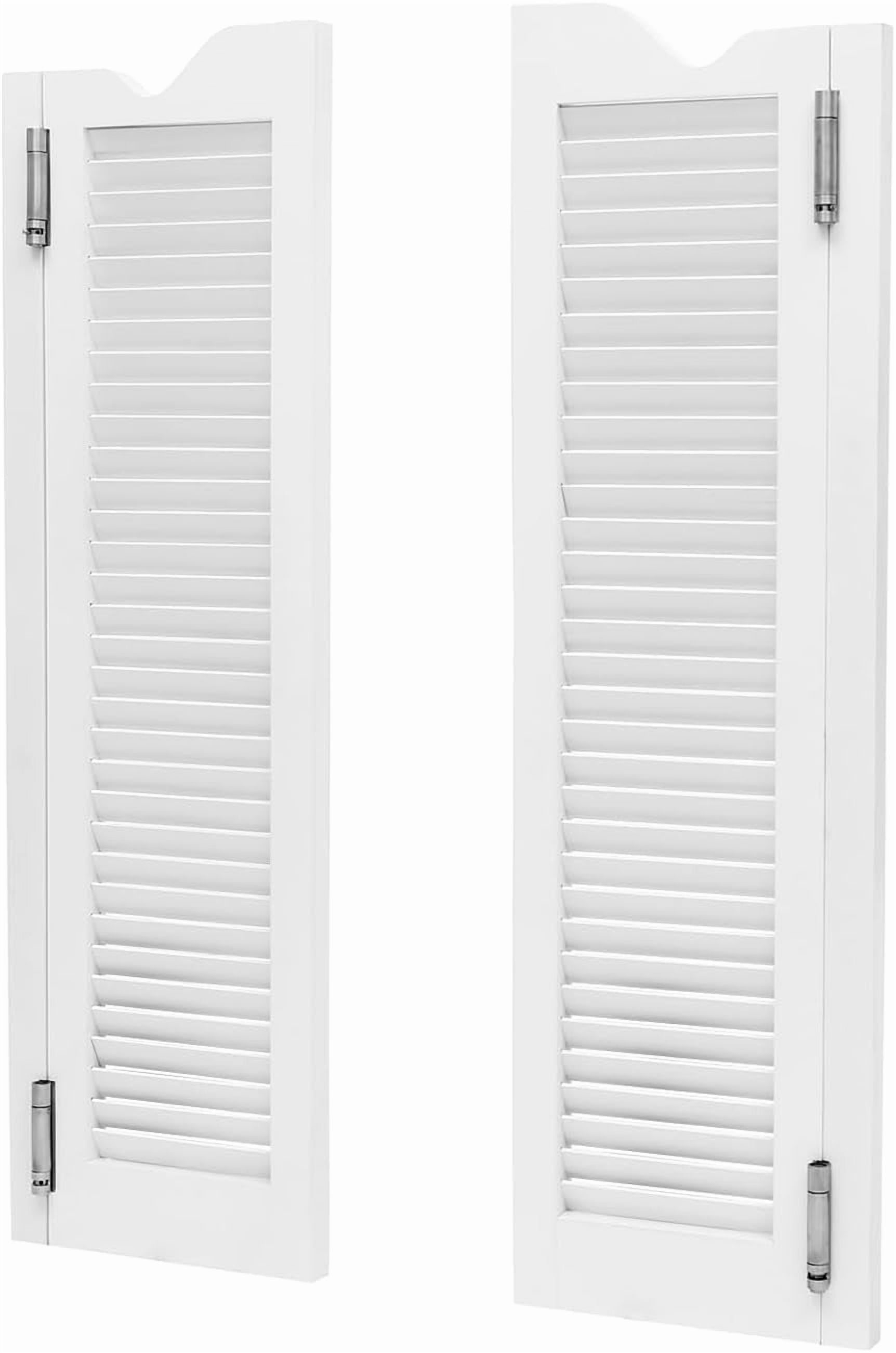 Swinging Door Cafe Doors, W24xH42.1in Wooden Half Saloon Door with 4 ...