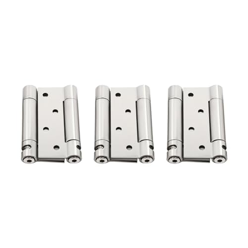 Swinging Door, Solid Wood Swing Door with 3 Spring Hinges, Half Waist ...