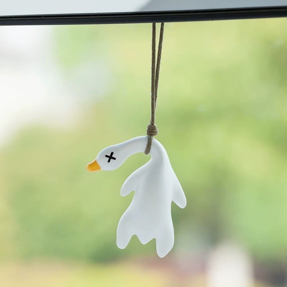 Swinging Duck Hanging Ornament, Cute Swinging Duck for Car Mirror, Cool ...