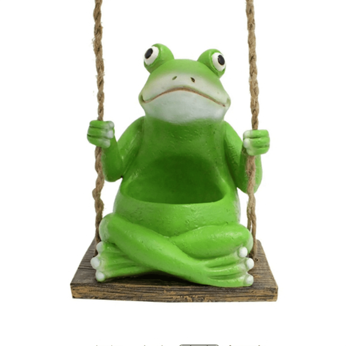 Swinging Frog Plant Pot Flower Pot Resin Frog Succulent Planter Pot for ...
