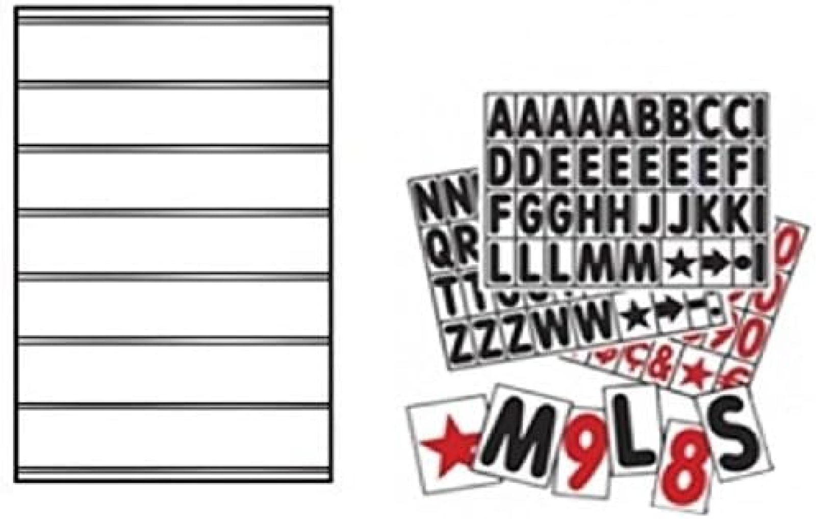 Swinging Message Board Sign White Face Panel And Letters by Accent ...