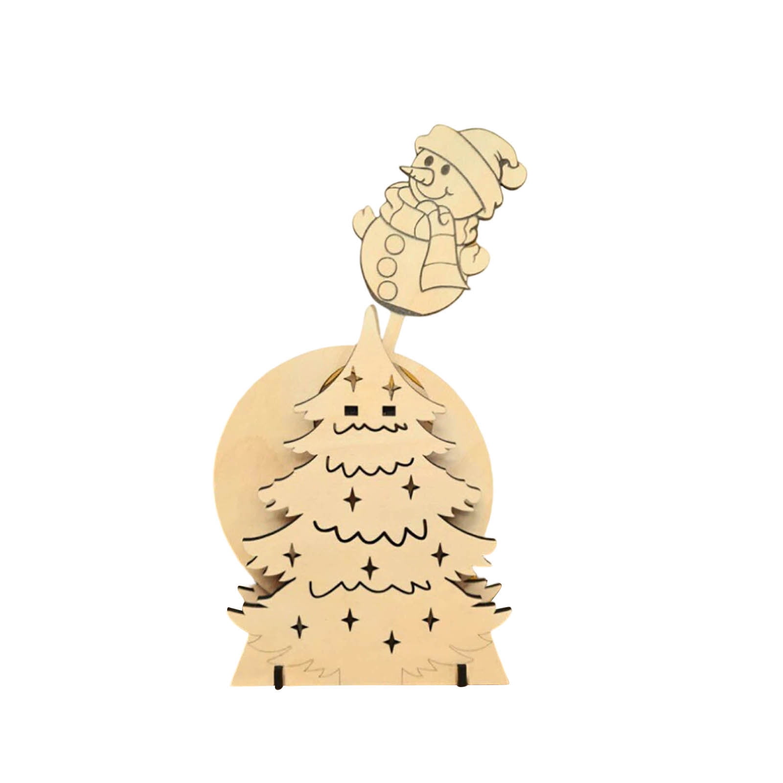 Swinging Santa Wooden Ornament - Handcrafted Kinetic Christmas Decor ...