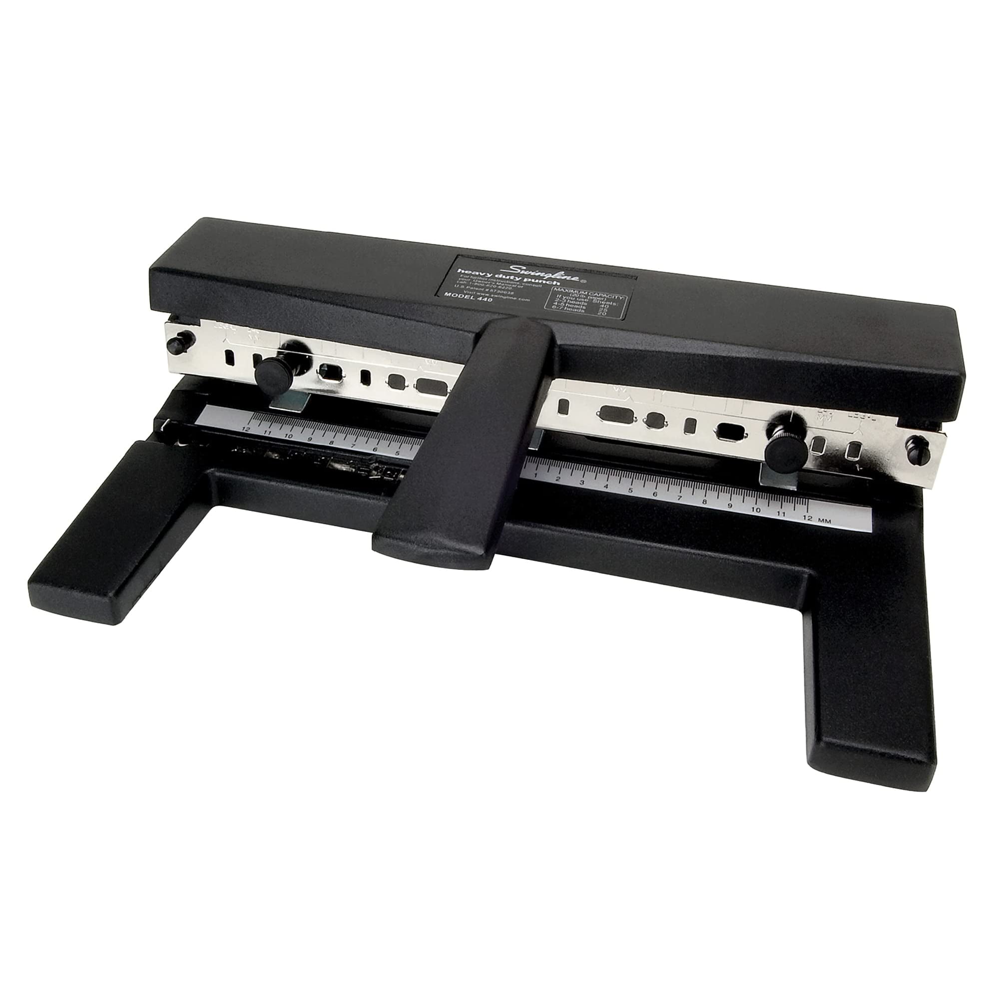 Swingline 3 Hole Punch Heavy Duty, 40 Sheet Capacity Three Hole Puncher ...