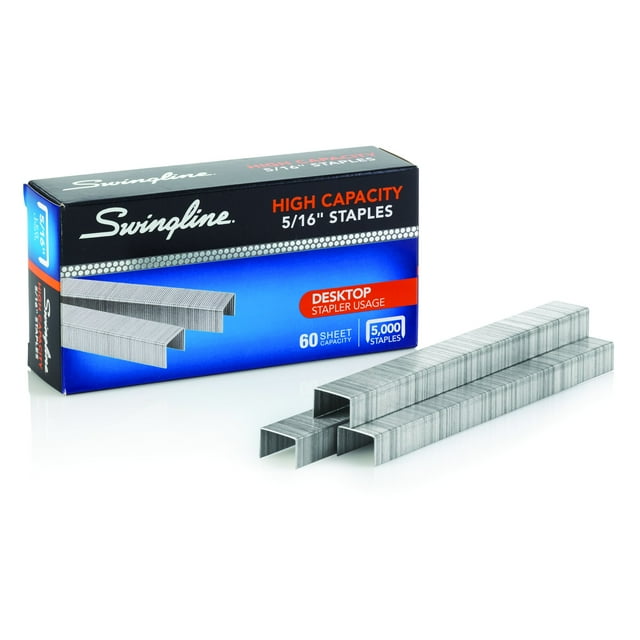 Swingline High-Capacity Staples, Silver, 5000 per Each (Quantity ...