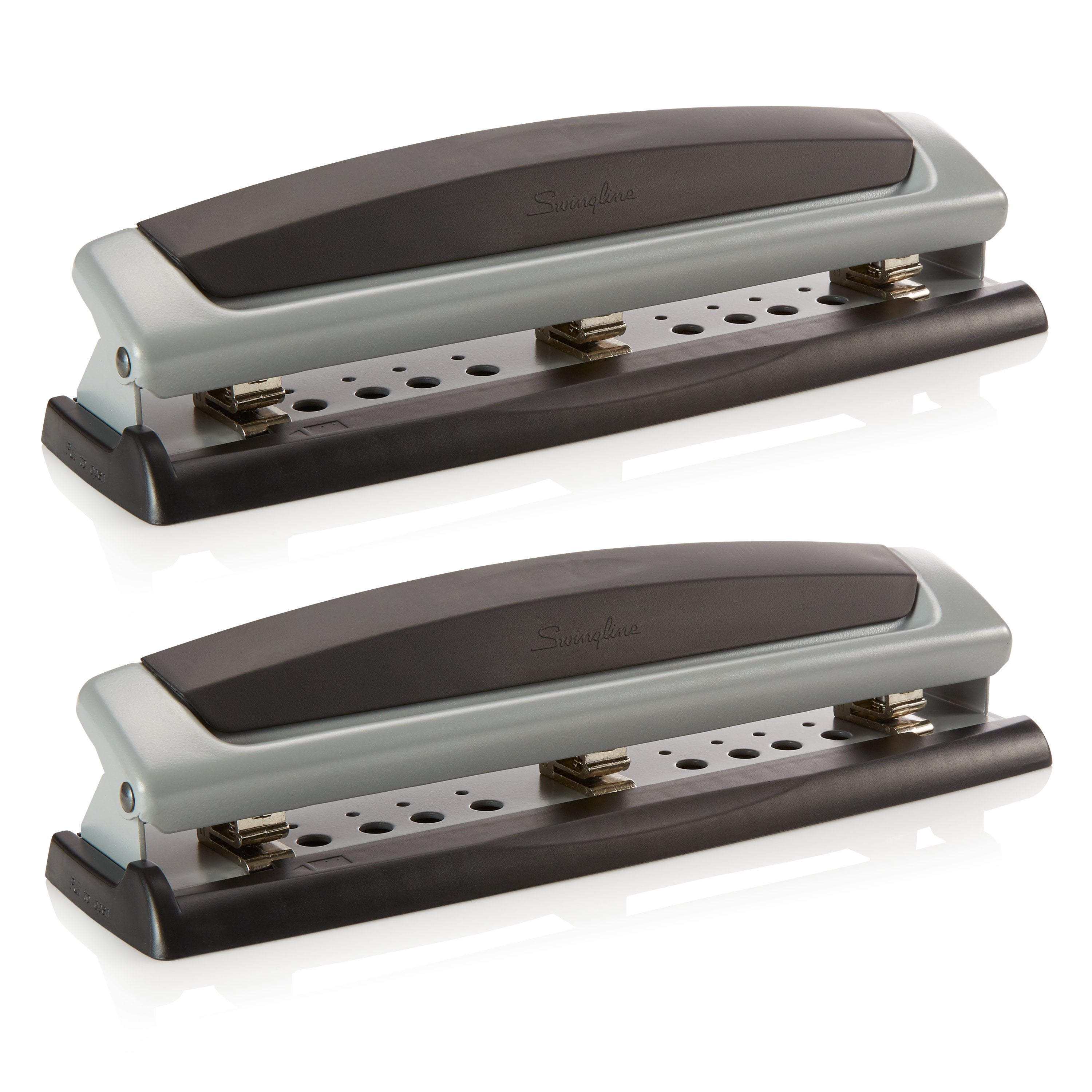 (2-pack) Swingline Precision Pro Desktop Punch, 2 - 3 Holes, Adjustable ...