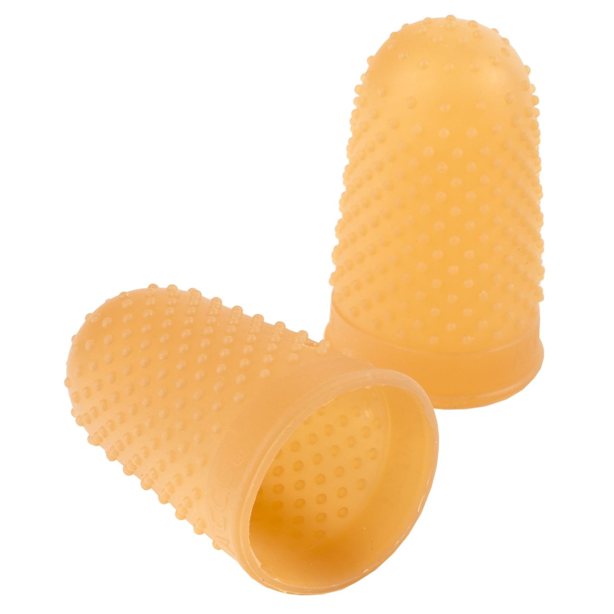 Swingline® Rubber Fingertips, #13, 3/4" Diameter, Amber, Box Of 12 ...