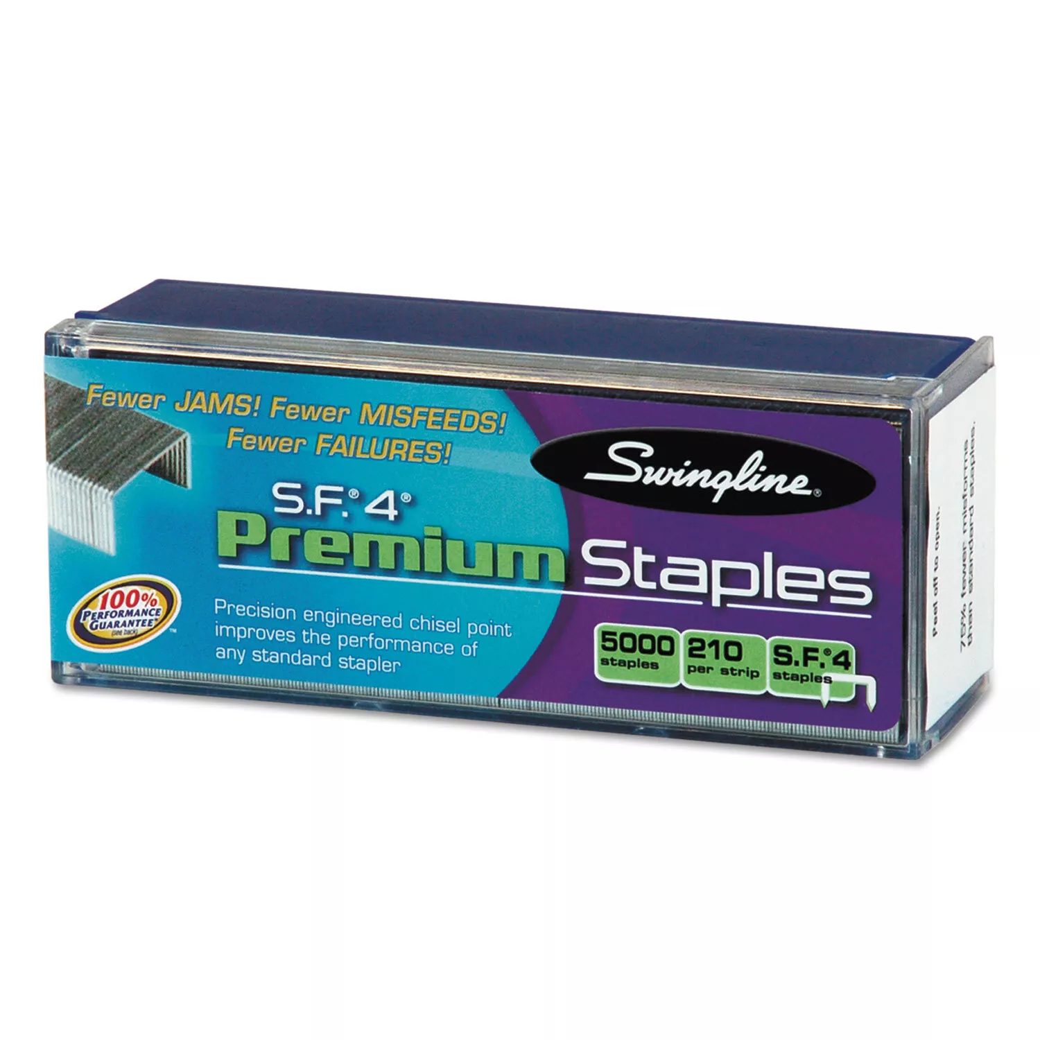 Swingline S.F. 4 Premium Chisel Point 210 Count Full-Strip Staples 5000/Box - Walmart.com