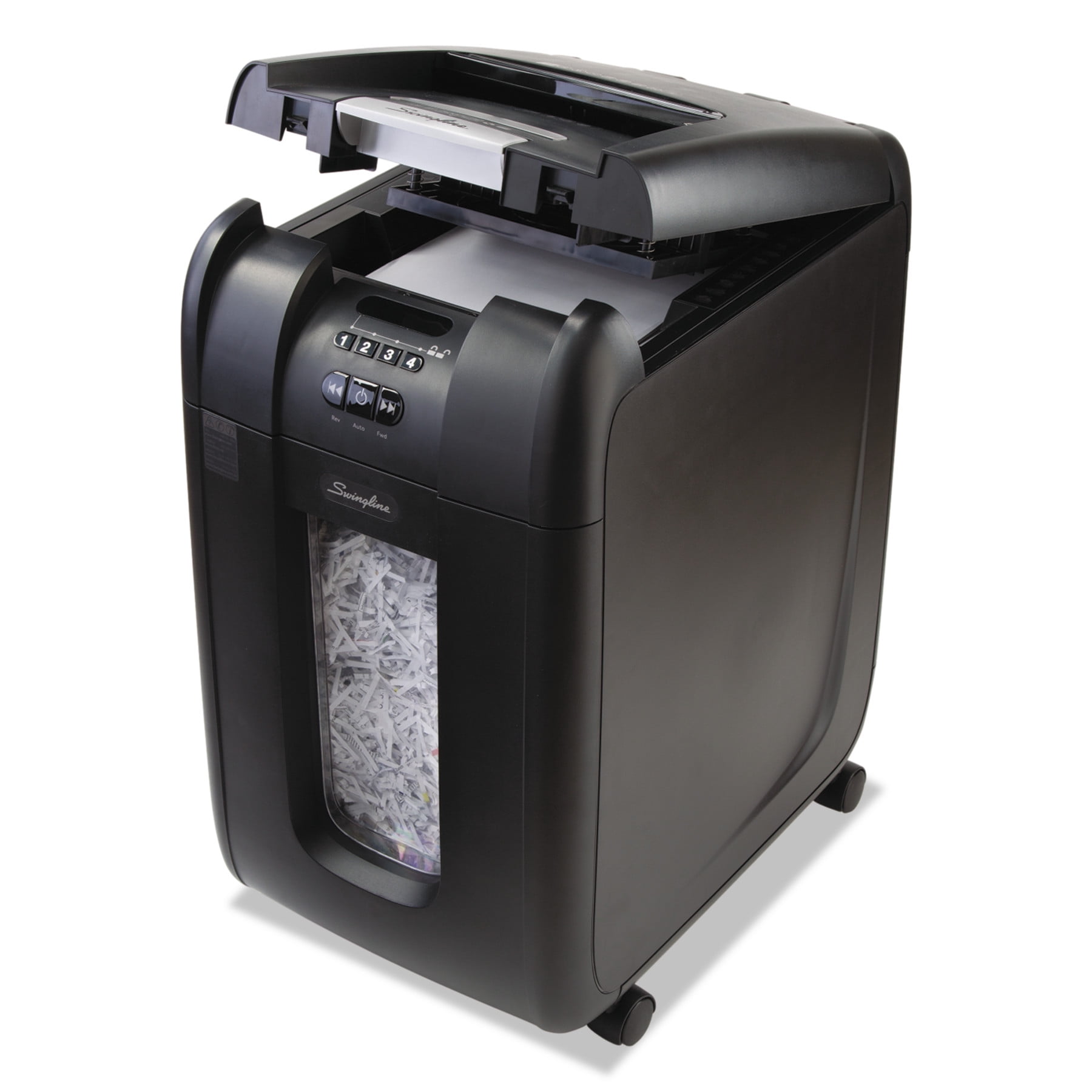 Swingline Stack-and-Shred 300XL Auto Feed Super Cross-Cut Shredder ...