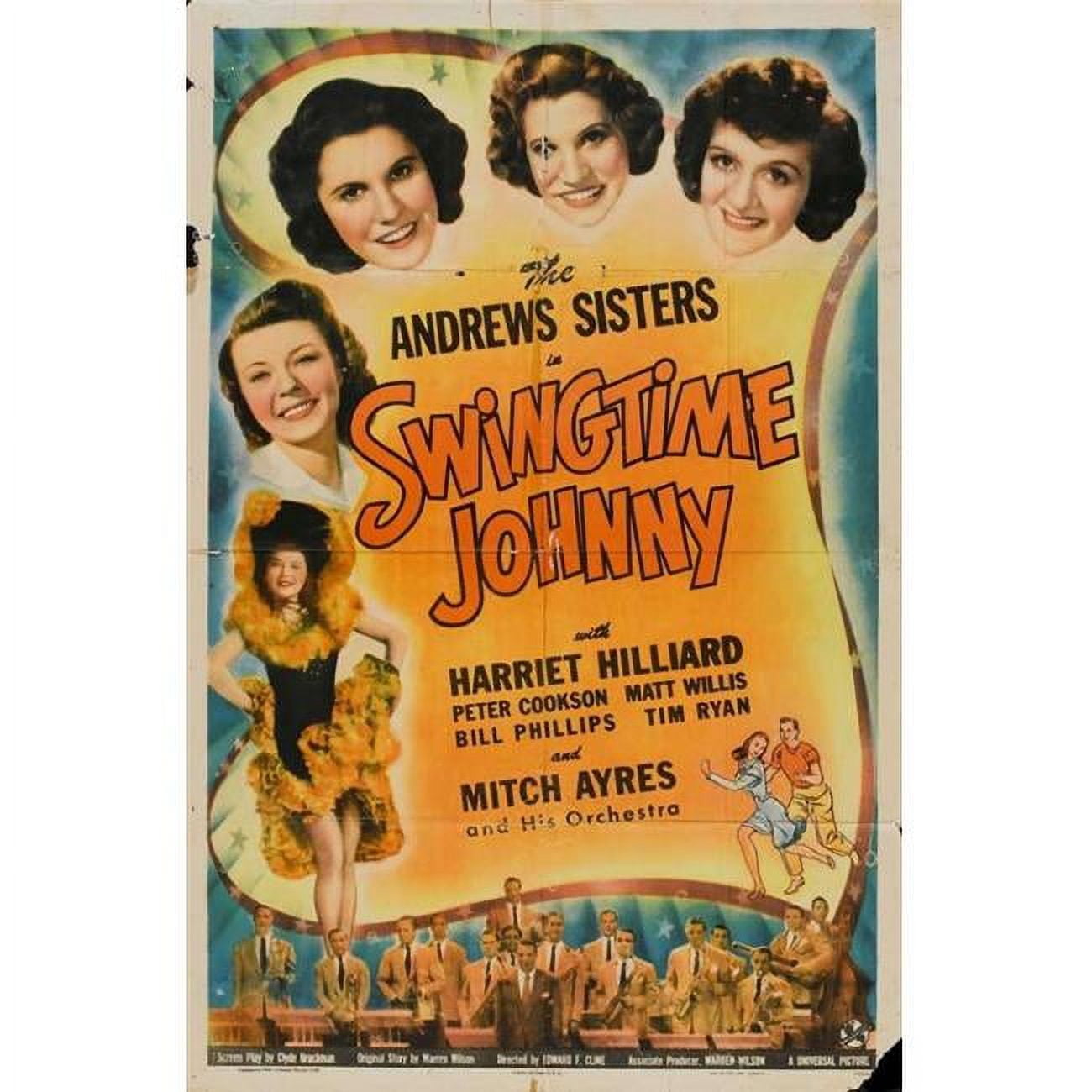 Swingtime Johnny Movie Poster - 27 x 40 in. - Walmart.com