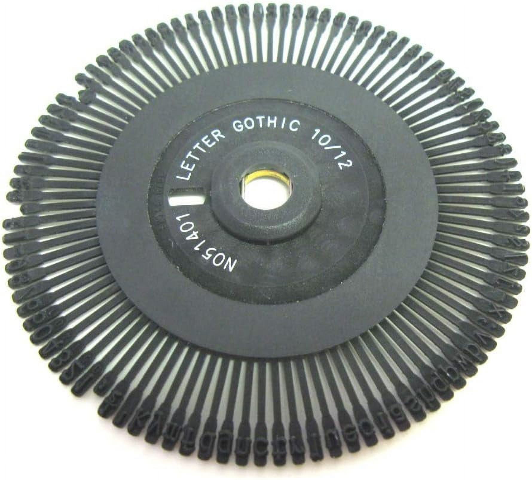 Swintec Typewriter Model 2600 Letter Gothic Printwheel (12 Pitch) by ...