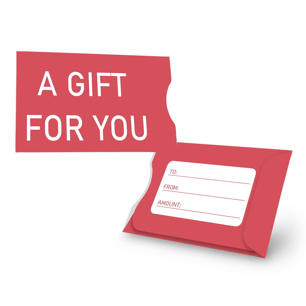 Swipe It Gift Card Holder Sleeves Paper 100 Pack Bulk for Christmas ...