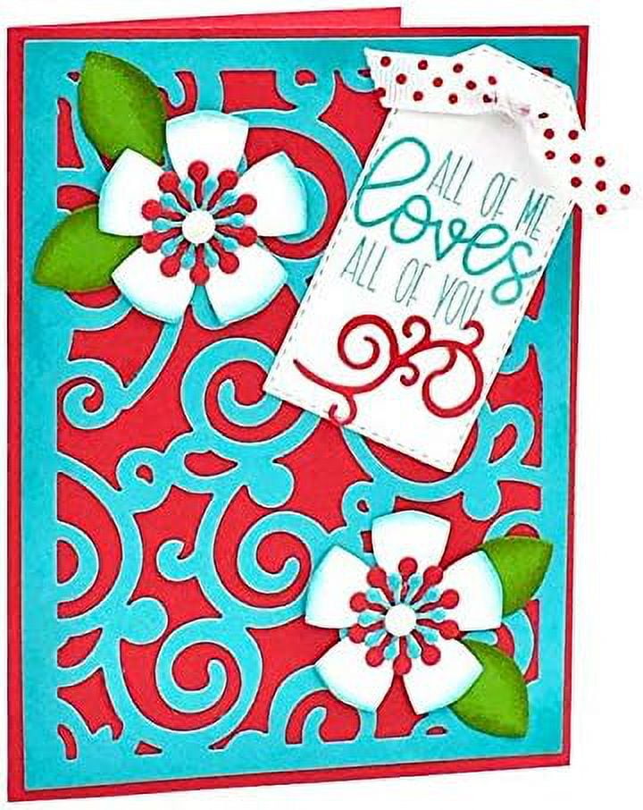 Swirl A2 Card Die Set for Card-Making and Scrapbooking by - Walmart.com