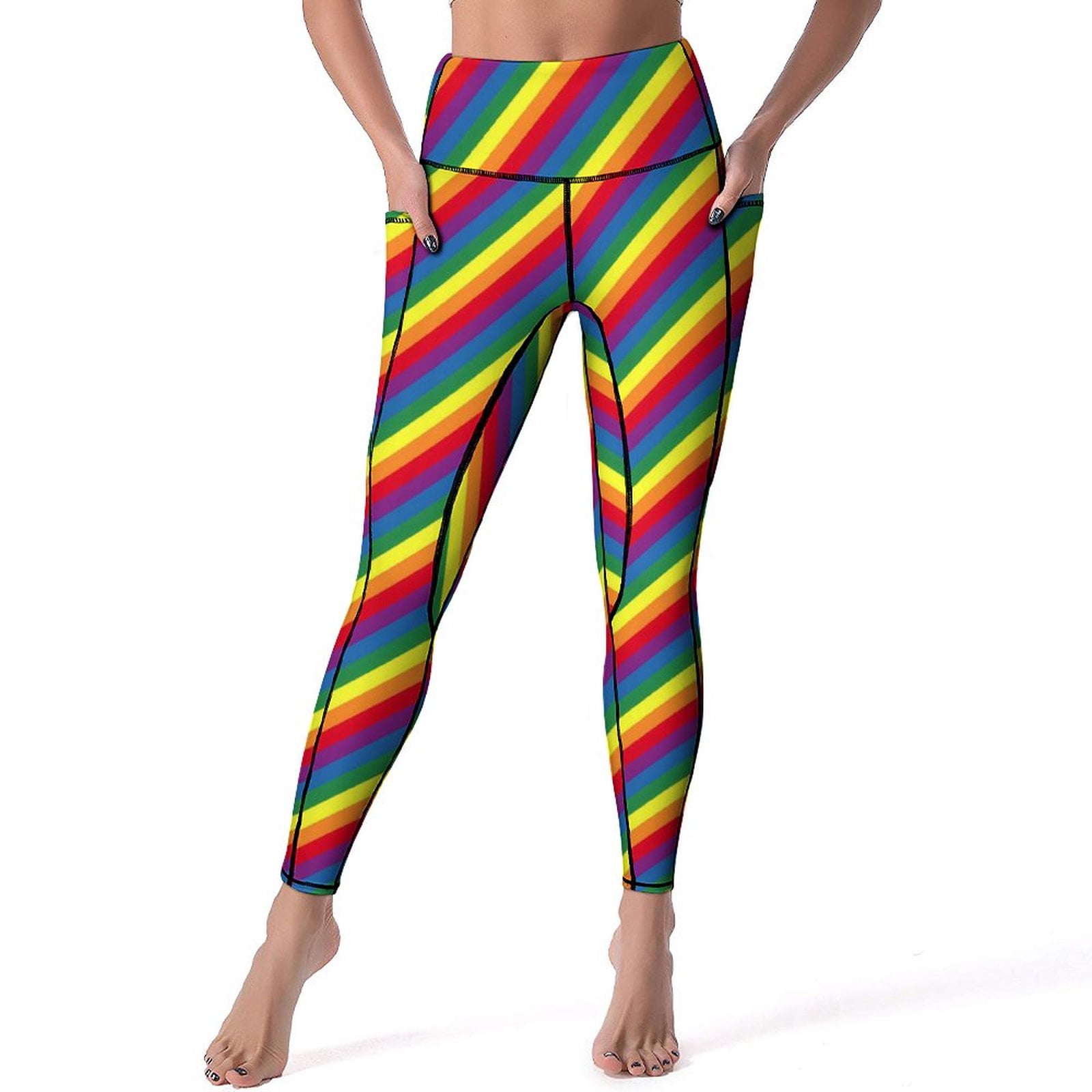 Swirl Art Yoga Pants Sexy Colorful Tie Dye Graphic Leggings Push Up Gym ...