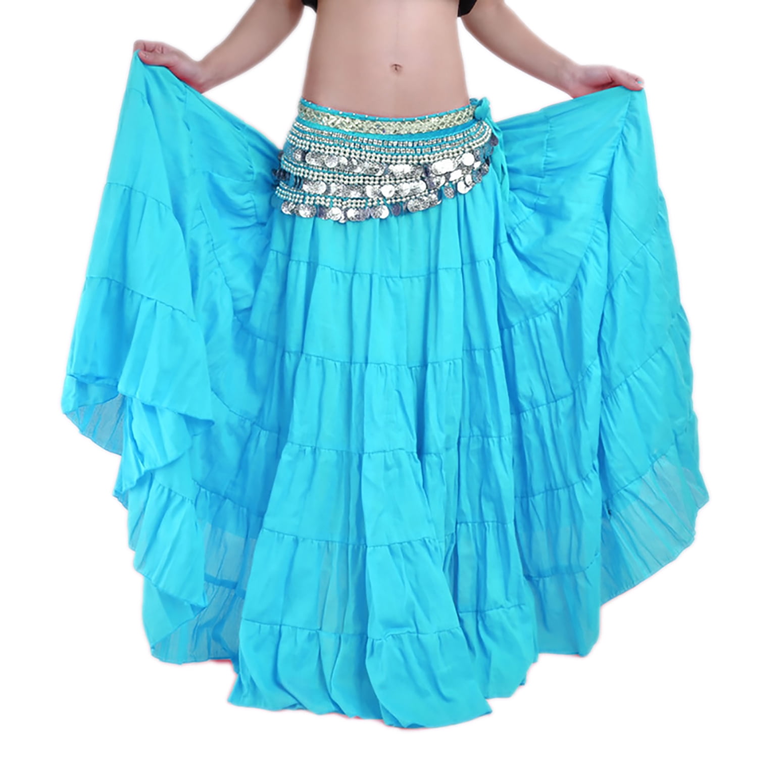 Swirl Ballroom Belly Dance Spinning Skirt to Wear Fairy Festival ...