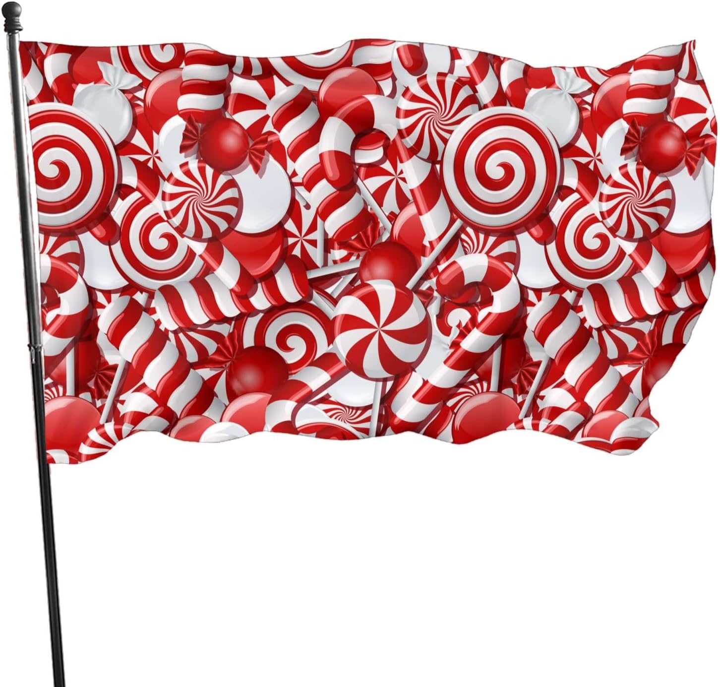Swirl Candy Traditional Flag Outdoor Indoor Garage With Grommets ...